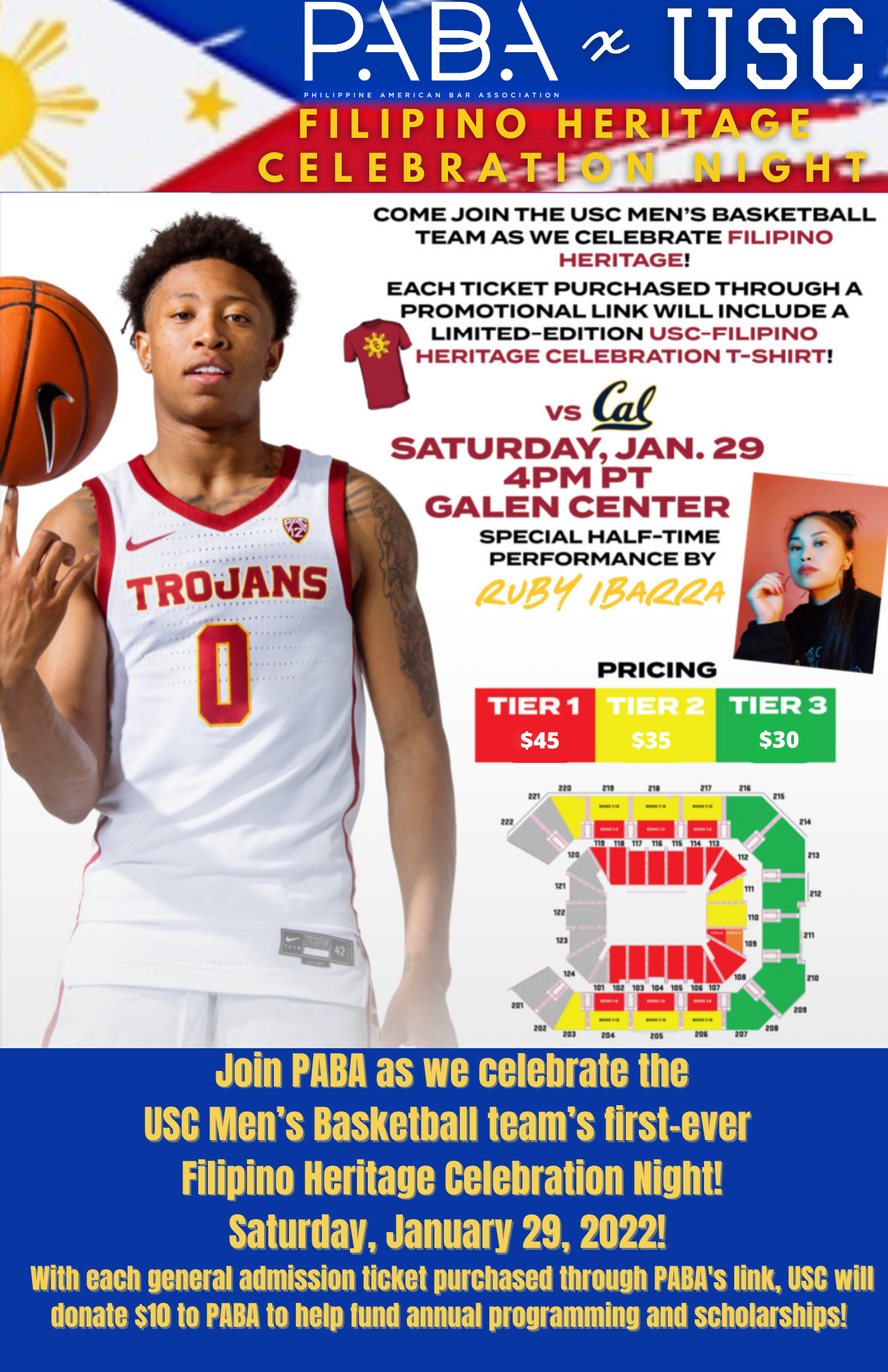 PABA Fundraiser and Filipino Heritage Celebration Night at the USC vs ...